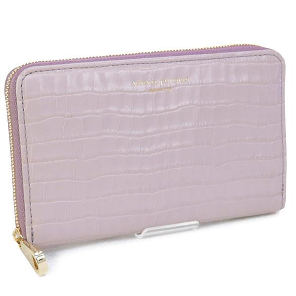 ■商品名：CONTINENTAL MIDI WALLET■カラー：ライラック(LILAC)■金具色：ゴールド色■素材：カーフ■サイズ：H約10cm×W約16.4cm×D約2cm■仕様：ラウンドファスナー開閉ファスナー付き小銭入れ×1、札入れ...