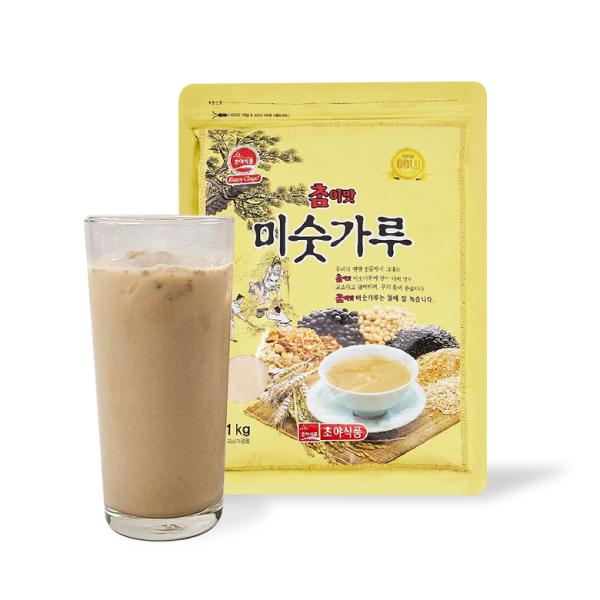 ■商品名：伝統ミスッカル（穀物ミックス粉）■内容量：1kg■原材料：はだか麦（韓国産）、もち米（韓国産）、小麦（アメリカ産）、大豆、玄米、うるち米、押し麦、精白麦、トウモロコシ、精米粉、ごま、エゴマ、緑豆、そば■アレルゲン物質：小麦・大豆・...