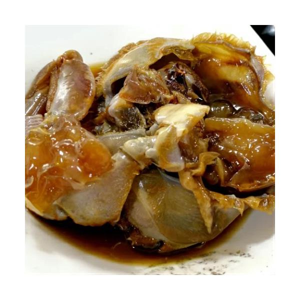 ■商品名: カンジャンケジャン(カニの醤油漬け）■内容量: 500g　■原材料: カニ、醤油、青唐辛子、長ネギ、玉葱、にんにく、生姜、自家製梅エキス、かつおだし、みりん、料理酒、砂糖、調味料(アミノ酸等)■原産国:日本■賞味期限:枠外上部記...