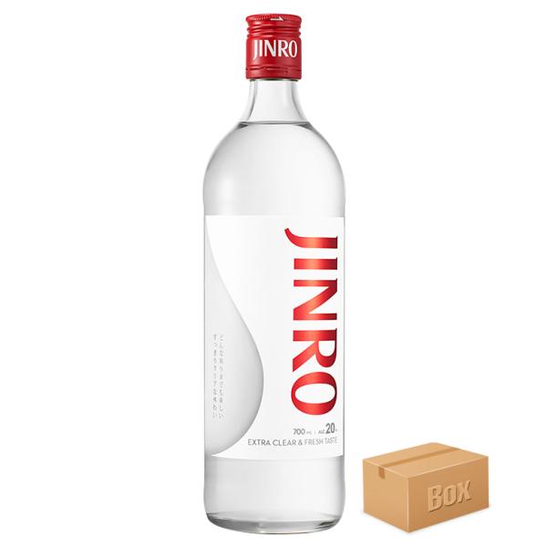 ■商品名：JINRO 20°■内容量：700ml×12本■アルコール度数：20°■原材料：米・麦■原産国：韓国 ■商品内容：主原料は米と麦。これらを、不純物を限りなく取り除く「スーパーアロスパス製法（5回連続蒸留）」で蒸留後、韓国馬山の地下...