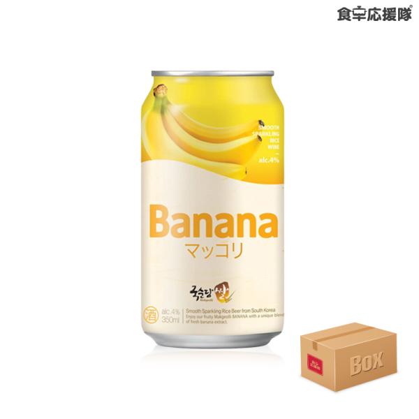 ■麹醇堂 麹醇堂米マッコリ(缶) バナナ味■内容量：350ml×24缶■アルコール度数：4度■原材料：米（韓国産他）、麹（韓国産）、酵母、果糖、砂糖、バナナピューレ／二酸化炭素、クエン酸、バナナ香料、甘味料（アスパルテーム）、乳酸■賞味期限...