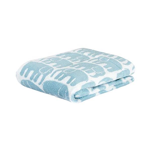 ・ブルー 84x115センチメートル (x 1) LR59481090B・フィンレイソンの国産今治タオルケット・   製造国 日本