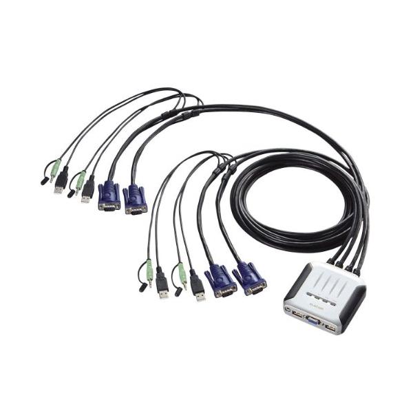 ・  KVM-KU4・・Style:4切替・USBタイプ一体型KVMスイッチ・   PC/AT互換機・ノートパソコンにも対応。・   ゲームなどで使用するキーに重なりにくい、ホットキーを採用。・   対応OS:Windows 11/10/8...