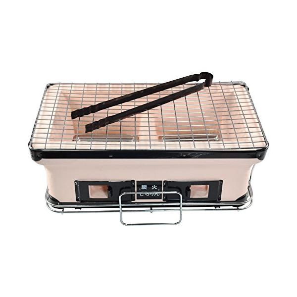 ・  007525・角型 空気取り入れ口有・   アウトドア クッキング用品・   バーベキューコンロ・七輪・   生産国:日本