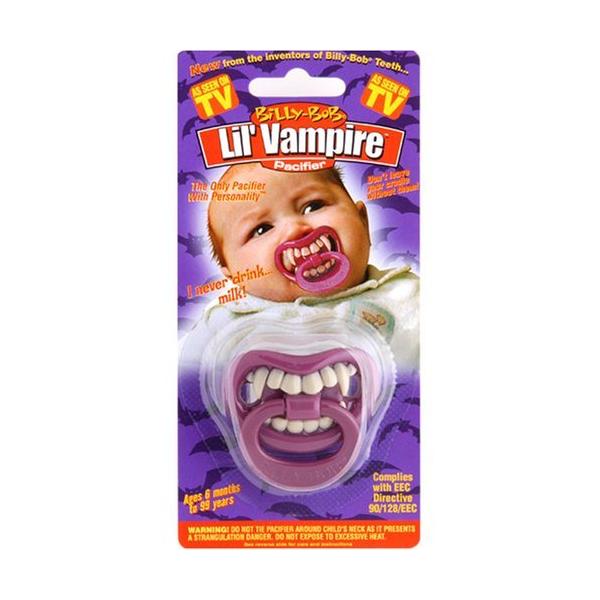 ・バンパイア 1個 (x 1) 50120・・Color:バンパイア・ユニーク&amp;ファンキーさでは世界一! ハリウッド映画で歯の特殊メイク担当のビリーボブ社製おしゃぶり。違いの分かるギフトにもピッタリです!・   生産は台湾・   本...