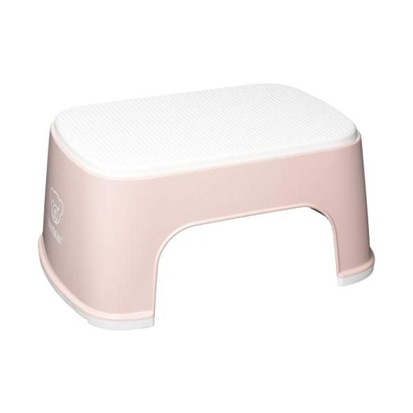 ・パウダーピンク/ホワイト  ・・Color:パウダーピンク/ホワイト・[商品サイズ] 幅約34×奥行き約25×高さ約16cm・軽くてコンパクトなステップ・[製造国] スウェーデン・[対象] 18ヶ月 ~