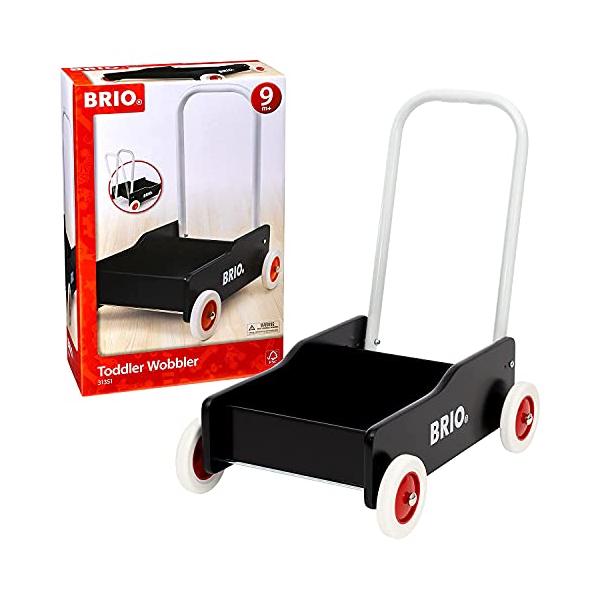 ・黒  31351・・PatternName:単品・【こだわりの一品】お洒落な子供用キャリー。インテリアにも最適なブラックカラーで、ロゴもプリントされています。スチール製のハンドルと低い重心設定でつかまり立ちのお子様の、歩行の練習のお手伝い...