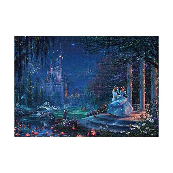 ガゼボでダンスをするシンデレラとプリンス・チャーミング。絵の中にはたくさんのキャラクターたちも描かれています。キャンバス調も魅力。・   (C)Disney・   完成サイズ:51x73.5cm・   素材: 紙・   組み立てる必要がある...