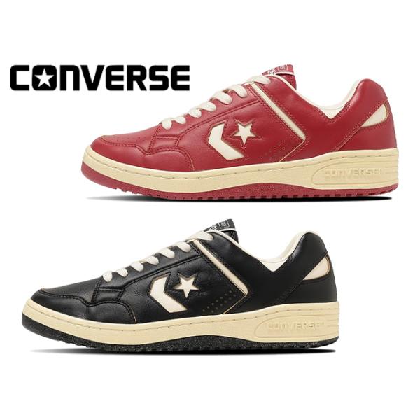 商品詳細コンバース ウエポン CC AG OX  CONVERSE WEAPON CC AG OX 1986年に登場したバスケットボールシューズ「WEAPON」をブラッシュアップしたモデル。実際に履きこんだような雰囲気を感じさせる汚し加工と...