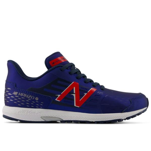 商品詳細モデル/NB Hanzo J Synthetic Lace速く、快適に走りたいジュニア向けレーシングシューズのシューレースモデル「NB HANZO J」のオールシンセティックレザーモデルに、シーズナルカラーが登場。前足部のラバーパタ...