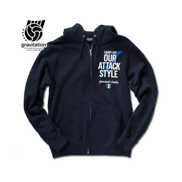 商品名：【gravitation×Football Vita】スペクタクルＯＳＡＫＡ　パーカー　メーカー：gravitation　マテリアル：綿100％クラブ、選手、サポーターが見事に共有するＯＳＡＫＡフットボールの誇り“超攻撃スタイル”。...