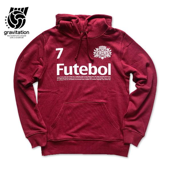 gravitation Football フチボル（ポルトガル）パーカー バーガンディ◆サイズ：着丈／身幅（cm）【S】64／47【M】67／50【L】70／53【XL】73／56◆ラッピング・無料の簡易ラッピング対象商品です・選択肢よりお...