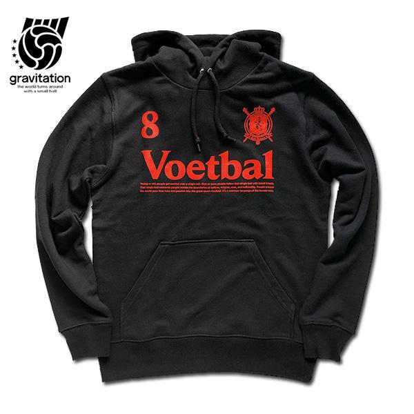 gravitation Football フェトバル（ベルギー）パーカー ブラック◆サイズ：着丈／身幅（cm）【S】64／47【M】67／50【L】70／53【XL】73／56◆ラッピング・無料の簡易ラッピング対象商品です・選択肢よりお選び...