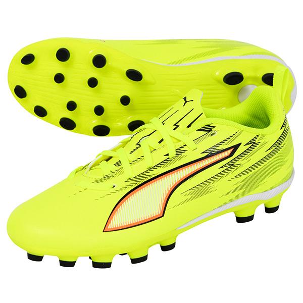 puma『THE UNLEASHED PACK』固い土や人工芝（ロングパイル）でのプレーに対応した、ジュニアプレーヤーのための高機能スパイク。レギュラーフィット＋ラウンドトゥ設計で足にしっかりフィットし、シューレース式で安定感を確保。さらに...