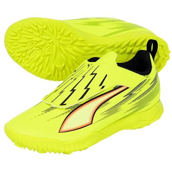 puma『THE UNLEASHED PACK』【素材】アッパー：人工皮革アウトソール：ゴム底【カラー】01：イエローアラート×プーマブラック×グローイングレッド×ライムスクイーズ【重量】約258g/21.0cm※当社計測値【対応グラウンド...