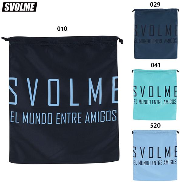 合宿や遠征に最適な大容量シューズ袋。シューズが２足入るサイズ感で、ユニフォームやウェア類もまとめて収納するのにも役立ちます。SVOLMEビックロゴがアクセントになった、シンプルかつインパクトあるデザイン。消臭機能がついた縫製糸を使用している...