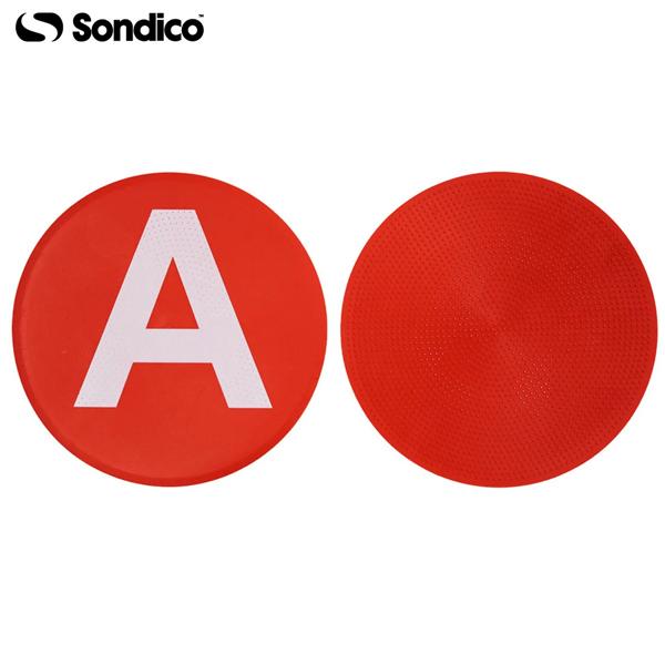 イギリスの伝統あるサッカー専門ブランド・ソンディコのトレーニングマーカー10個(5色×2枚)セット。表面にA〜Jのアルファベット入り。持ち運びや保管に便利な収納袋付き。※こちらの商品はメーカーお取り寄せとなります。発送までに通常3-7日ほど...