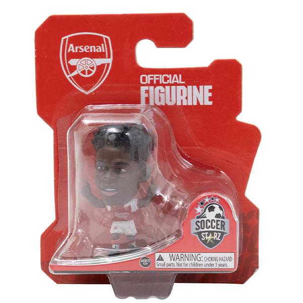 アーセナル『サカ』のミニフィギュア！SoccerStarz（サッカースターズ）は、世界の名門クラブや各国代表チームのスター選手を再現した、高さ約5cmのミニチュアフィギュアです。【サイズ】本体：H約5cmパッケージ：H約10.5cm×W約9cm