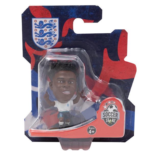 イングランド代表『サカ』のミニフィギュア！SoccerStarz（サッカースターズ）は、世界の名門クラブや各国代表チームのスター選手を再現した、高さ約5cmのミニチュアフィギュアです。【サイズ】本体：H約5cmパッケージ：H約10.5cm×...