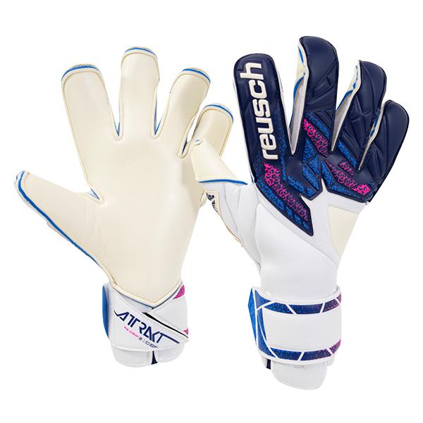 表面に粘着性が高くグリップ力のあるラテックスを使用し、その下に耐久性の高いラテックスを使用する2層構造の「RE:GRIP」を採用。指先にフィットするエボリューションネガティブカットを採用。【仕様】パーム：リグリップラテックスカット：エボリュ...