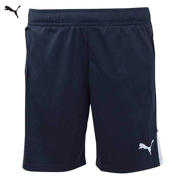 puma『INDIVILIGA』シリーズのトレーニングショーツ。鮮やかなアクセントカラーが目を引く、メンズサッカー用ショーツ。吸汗速乾機能「DRYCELL」により、汗をかいてもさらりと快適な着心地が続きます。動きやすさを重視したデザインで、...