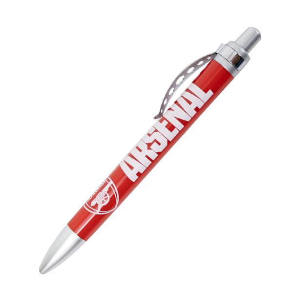 プレミアリーグ アーセナルFCのクラブロゴとエンブレムが入ったシャープペン。