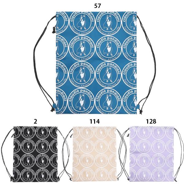 ドローコードとサイズにジッパー付きポケットを備え、トレーニングに使用する荷物をたっぷり収納できます。【素材】ポリエステル【カラー】2：ブラック57：ブルー114：ブラウン128：ライトパープル【サイズ】W39×H49cm