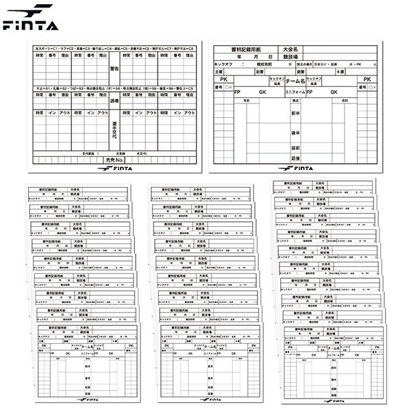 耐水性に優れたレフェリー用の記録用紙30枚セット。【素材】耐水紙(ユポ紙)【カラー】ホワイト【発売時期】2025年春夏