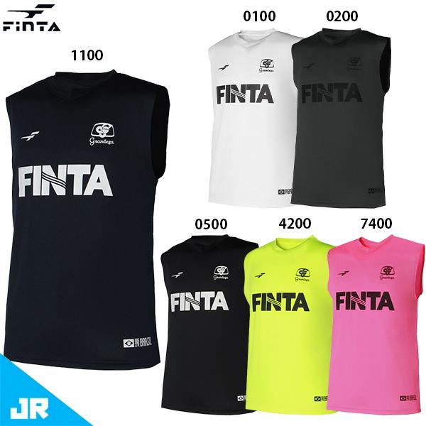 FINTAブランドのジュニア・キッズ向けのノースリーブシャツ。フットボールの伝統と革新が融合したアイテムを展開するレコルダーレコレクションのアイテム。サッカーの歴史と文化をリスペクトしながら現代のスタイルと機能性を兼ね備えたデザインで、プレ...
