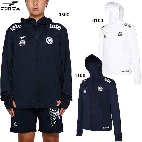 FINTAブランドの大人気シリーズの「振るだけ」極冷＋αシリーズ。FINTA SUPER COOLを使用した暑さ対策、熱中症対策に最適なフェイスガードとフードガードが付いたメンズサイズのユニセックス向きフルジップアップのラッシュガードです。...