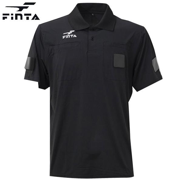 2023年春夏モデル、COOL(フィンタ極冷シリーズ) 機能を全て搭載した極冷レフェリーシャツです。1、濡らす2、軽く絞る3、振る の3ステップで、冷たく感じられる。【素材】ナイロン90%、ポリウレタン10%【カラー】0500：ブラック【サ...