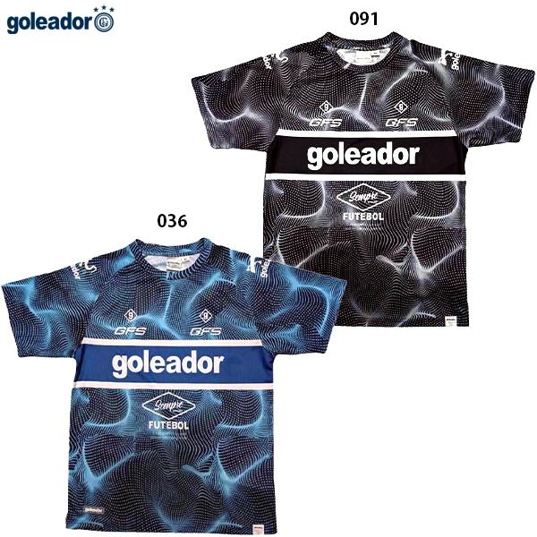 薄手で軽量のポリエステル素材を採用。ユニフォーム風のデザインを施したプラクティスシャツ。人気の水面柄を総柄として全面にプリント。【素材】ポリエステル100%【カラー】036：Dブルー091：ブラック【サイズ】メーカー計測値140：着丈60、...