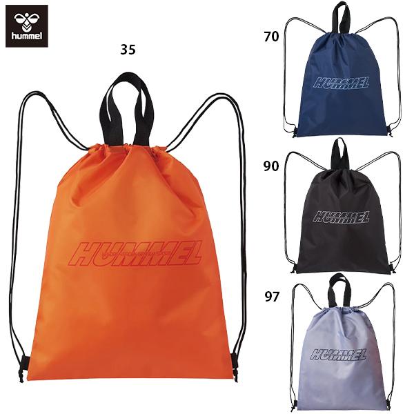 シューズや着替え、小物入れに便利なジムサック。【素材】合成繊維【カラー】35：オレンジ70：ネイビー90：ブラック97：シルバーグレー【サイズ】高さ44×長さ35cm【発売時期】2024年春夏