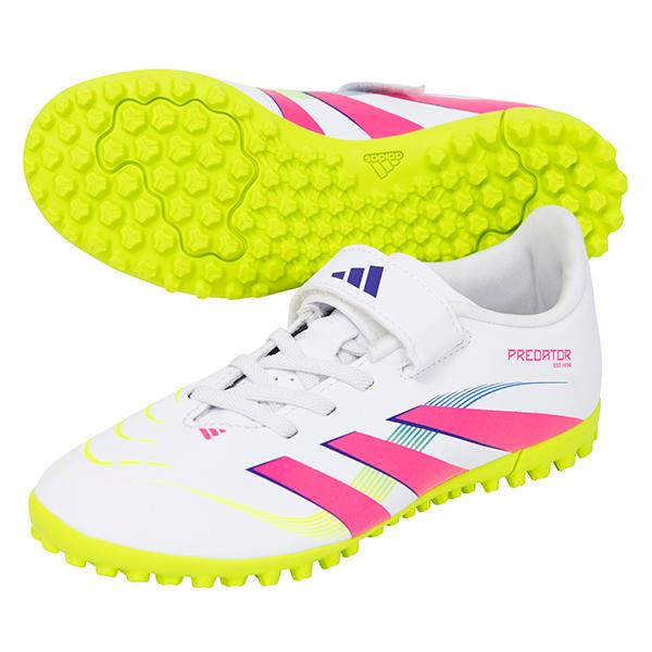 『CELESTIAL VICTORY PACK』ゴールを奪うために開発されたジュニア用のアディダス PREDATOR CLUBを履いて、点を取りにいこう。面ファスナーストラップとシューレースが足をホールドする、合成アッパーにソフトなテキスタ...
