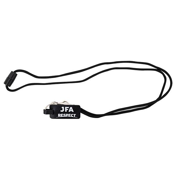 JFAオリジナルの審判グッズが登場。【素材】本体：ポリエステルタグ：PVC【サイズ】ネックストラップ部分：50mm