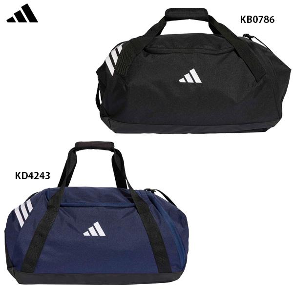 アディダス『TIRO』シリーズのダッフルバッグ(M)。【素材】プレーンウィーブ/ポリエステル100%【カラー】KB0786：ブラック×ホワイトKD4243：チームネイビーブルー【発売時期】2026年春夏