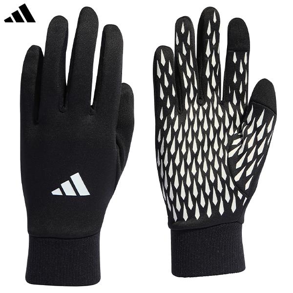 ピッチの内外で重宝するアイテム。このアディダス ティロ コンペティション グローブは、ソフトな生地を使用し、暖かく快適な着用感をもたらす。人差し指と親指の指先にタッチパネル対応の導電性素材を採用。手のひらに滑りにくいシリコンプリント。【素材...