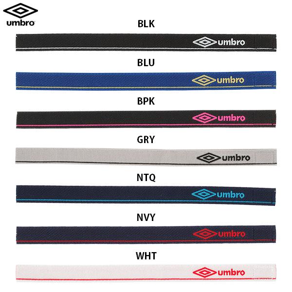 umbroロゴ入りストッキングベルトです。※こちらの商品はメーカーお取り寄せとなります。発送までに通常3-7日ほどお時間を頂きます。【素材】ポリエステル、ナイロン、ポリウレタン【カラー】BLK：ブラックBLU：ブルーBPK：ブラック×ピンク...