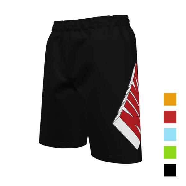 爆買 【特徴】カラフルなNIKEロゴが特徴のキッズボレーショーツ。付属のドローコードによりウエスト調節が可能。股下7インチ（17.7cm）、ヒップポケット、ショーツ型インナーつき。【品質】本体：ポリエステル100％【仕様】内側ドローコード/...