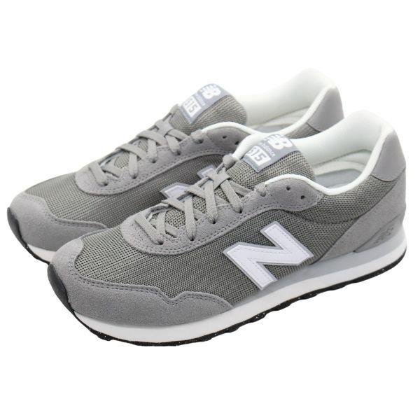 ブランド:New Balance ニューバランス商品名/品番:ML515 GRY素材:アッパー：天然皮革 合成繊維、アウトソール：ゴム底 合成底ワイズ(横幅):細身の1E(E)相当取り扱いサイズ:25cm 25.5cm 26cm 26.5c...