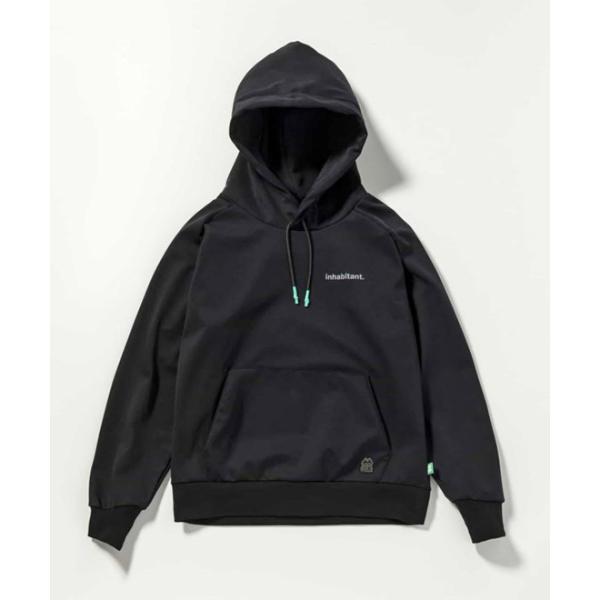 フリースタイルスキーウエアにも採用している撥水性、耐水性、耐久性の高いニット素材で作られたパーカーです。インナーとしてもアウターパーカーとしても機能します♪素材：ポリエステル100%・耐水圧：10,000mmS サイズ/約  身幅63cm ...