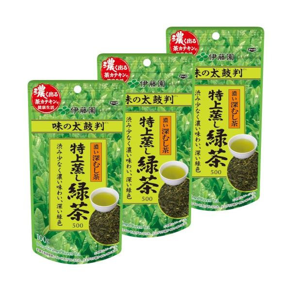 【発売元・製造元】伊藤園【商品詳細】●おいしさに自信をもった伊藤園の「味の太鼓判シリーズ」。●「特上蒸し緑茶500」は、通常の約3倍以上の時間をかけて蒸す「特上蒸し製法」の緑茶を採用。渋みが少なく、コクのある深い味わいをお愉しみいただける日...