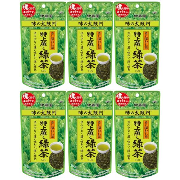 【発売元・製造元】伊藤園【商品詳細】●おいしさに自信をもった伊藤園の「味の太鼓判シリーズ」。●「特上蒸し緑茶500」は、通常の約3倍以上の時間をかけて蒸す「特上蒸し製法」の緑茶を採用。渋みが少なく、コクのある深い味わいをお愉しみいただける日...