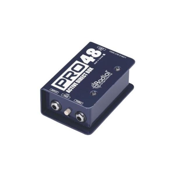 近年のプレイヤーの多くが使用する高出力楽器（アクティブ・ピックアップ、プリアンプ搭載楽器など）にも対応したアクティブDIです。スイッチング・パワー・サプライ機能を搭載しています。それにより、20Hz〜100kHzまでと、幅広い周波数帯を原音...