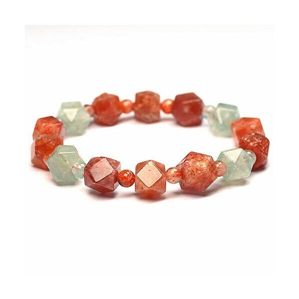 【サイズ】内周約16.5cm<br>【素材】アルーシャサンストーン<br>【産地】タンザニア