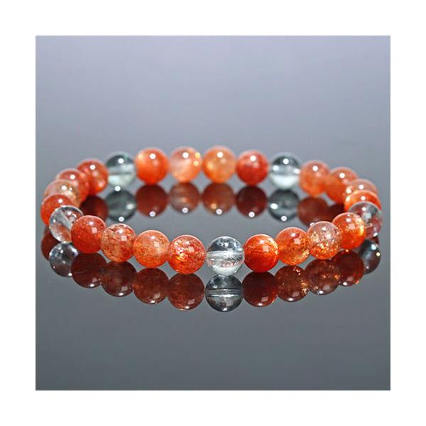 【サイズ】内周約16.5cm 約7.8mm<br>【素材】アルーシャサンストーン<br>【産地】タンザニア