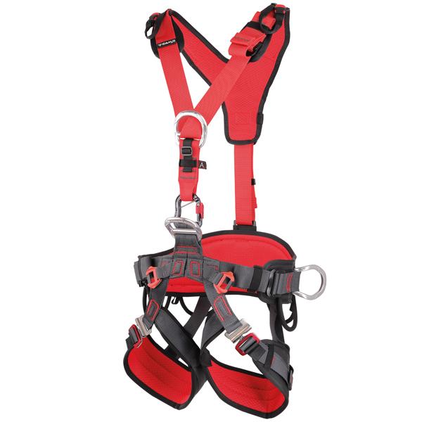 ロープアクセス用ハーネスのために開発された革新的なカラビナ「NEXUM」を装備。スムーズな開閉と安全性を両立させた3Lockアクションが特徴です。サスペンショントラウマの最新の研究【SOSPESI】リサーチプログラムの結果から開発され、パッ...