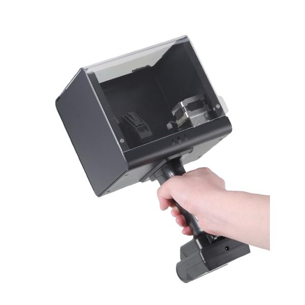 凹凸面にも印字できる　自走式ハンディインクジェットプリンター12.7mm高さパソコンからデータをお送りしてトリガーを引くと自動で印字します。印字高さ 12.7mmインク濃度 レベル1〜5段階　初期設定レベル２印字幅 1回の印字で50mm 、...