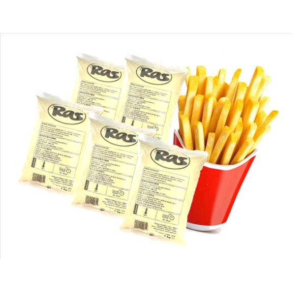 ●名称：粉末ポテト　●内容量：5ｋｇ（約20人分×5）●保存方法：常温（冷暗所）●原材料：乾燥ポテト、ポテトスターチ、食塩、卵白、増粘多糖類、乳化剤、安定剤（ピロリン酸ナトリウム）、ｐｈ調整剤、保存料（メタ重亜硫酸ナトリウム）●調理方法：冷...