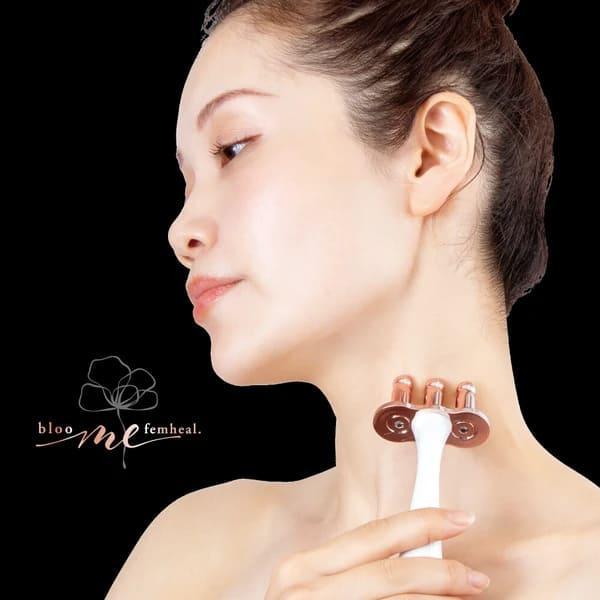 bloom me マグネットエナジー（アルファックス）美顔器 美顔ローラー 美容ローラー 美容 マッサージ カッサ 指圧代用器